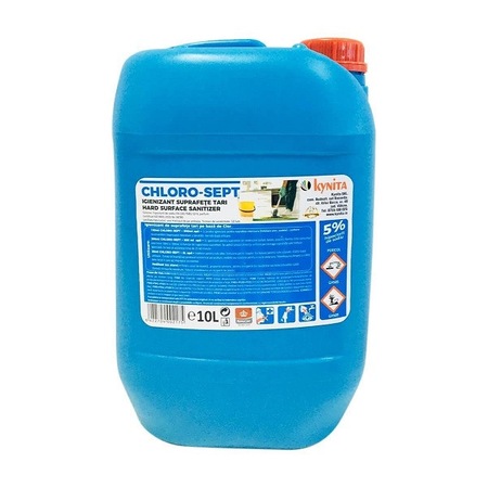 Igienizant de suprafete, tari pe baza de Clor, concentrat 5% hipoclorit ...