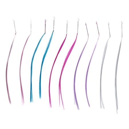 Set 10 extensii colorate pentru par, Maison du Paradis - eMAG.ro