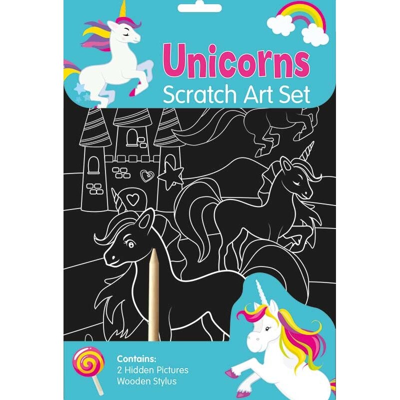 Unicorns - Scratch art set - eMAG.ro