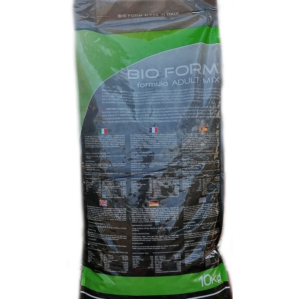 Hrana uscata, Bio Form, adult mix, 10 kg - eMAG.ro