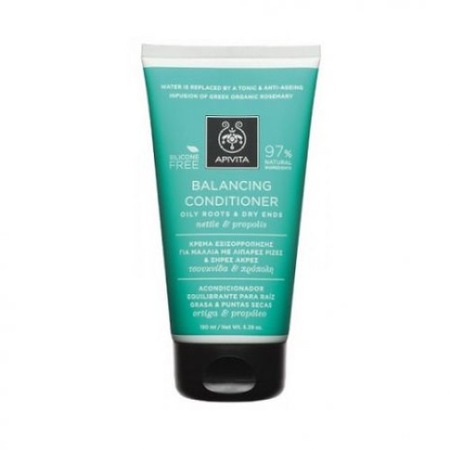 Balsam de par pentru radacini grase si varfuri uscate, Apivita, 150 ml ...