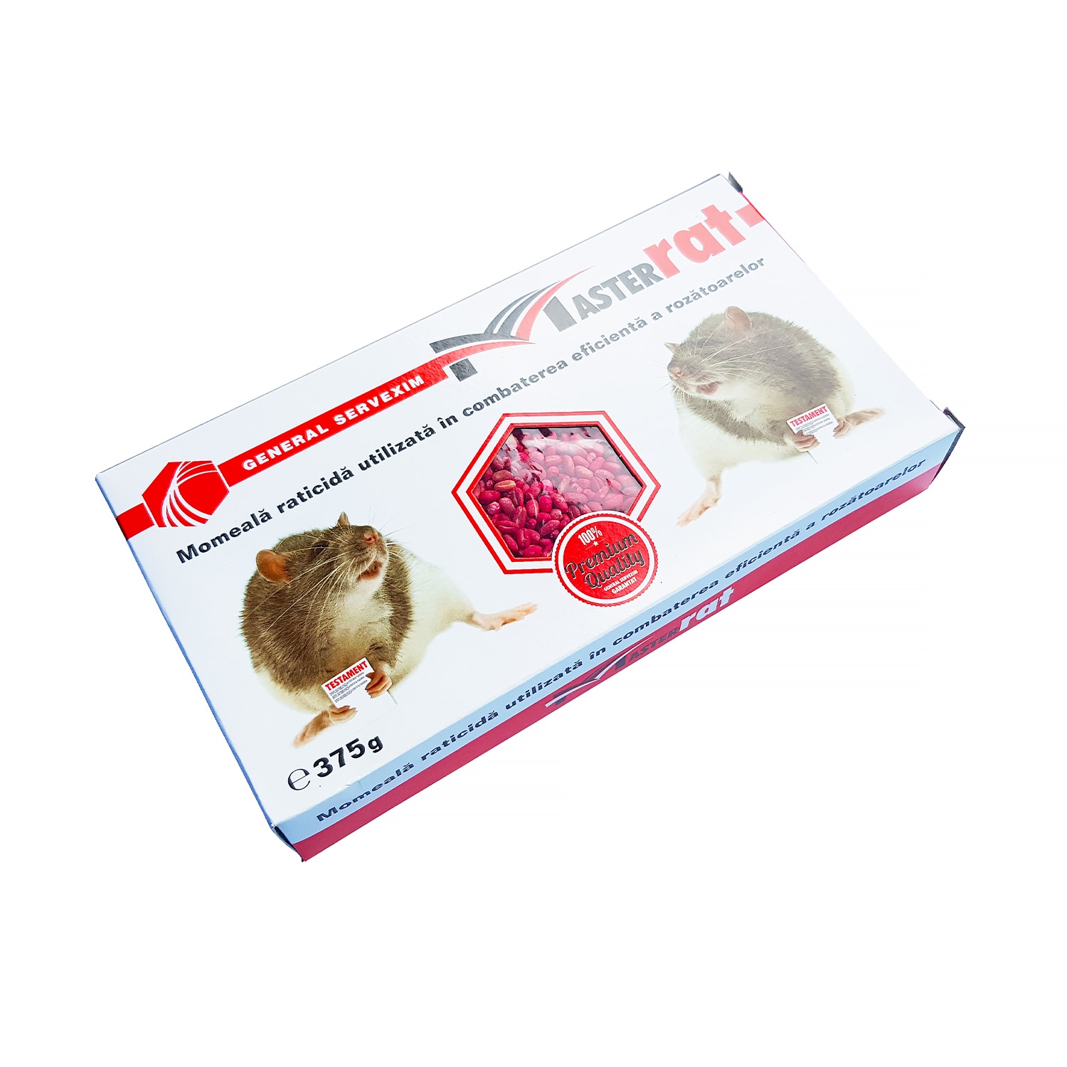 Momeala Raticida / otrava soareci si sobolani MASTERrat Grausor Rosu ...