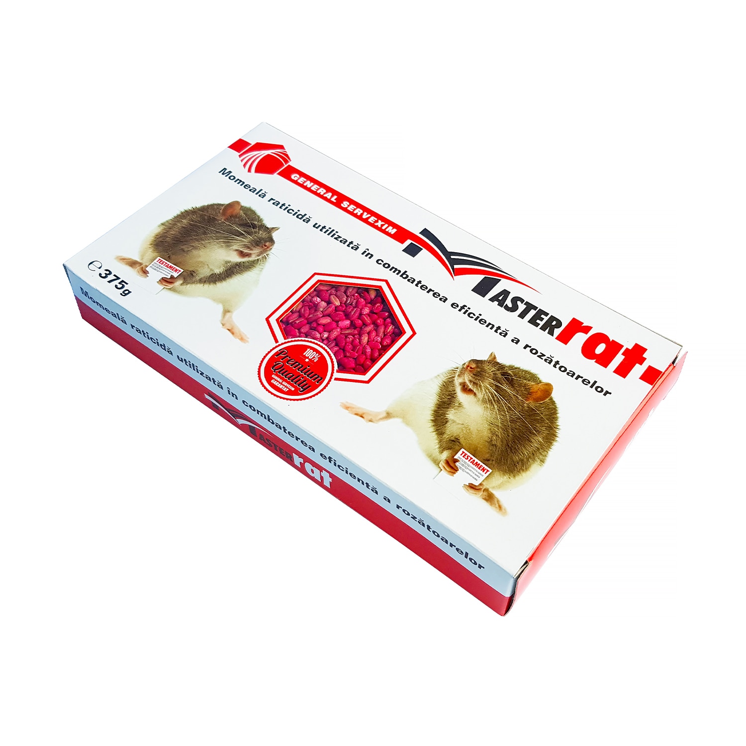 Momeala Raticida / otrava soareci si sobolani MASTERrat Grausor Rosu ...