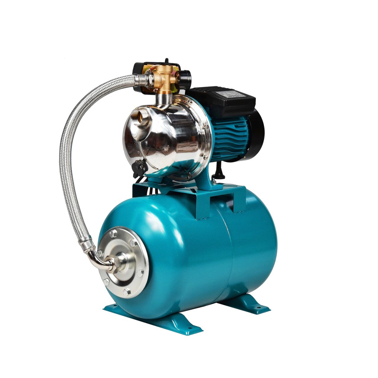 Hidrofor din inox IBO AJ50/60, 1100 W, rezervor 24 l, debit 60 l/m ...