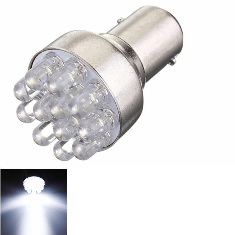 Set becuri cu diode LED, Autoexpress, BA15S, 12 diode, 12V, Alb - eMAG.ro