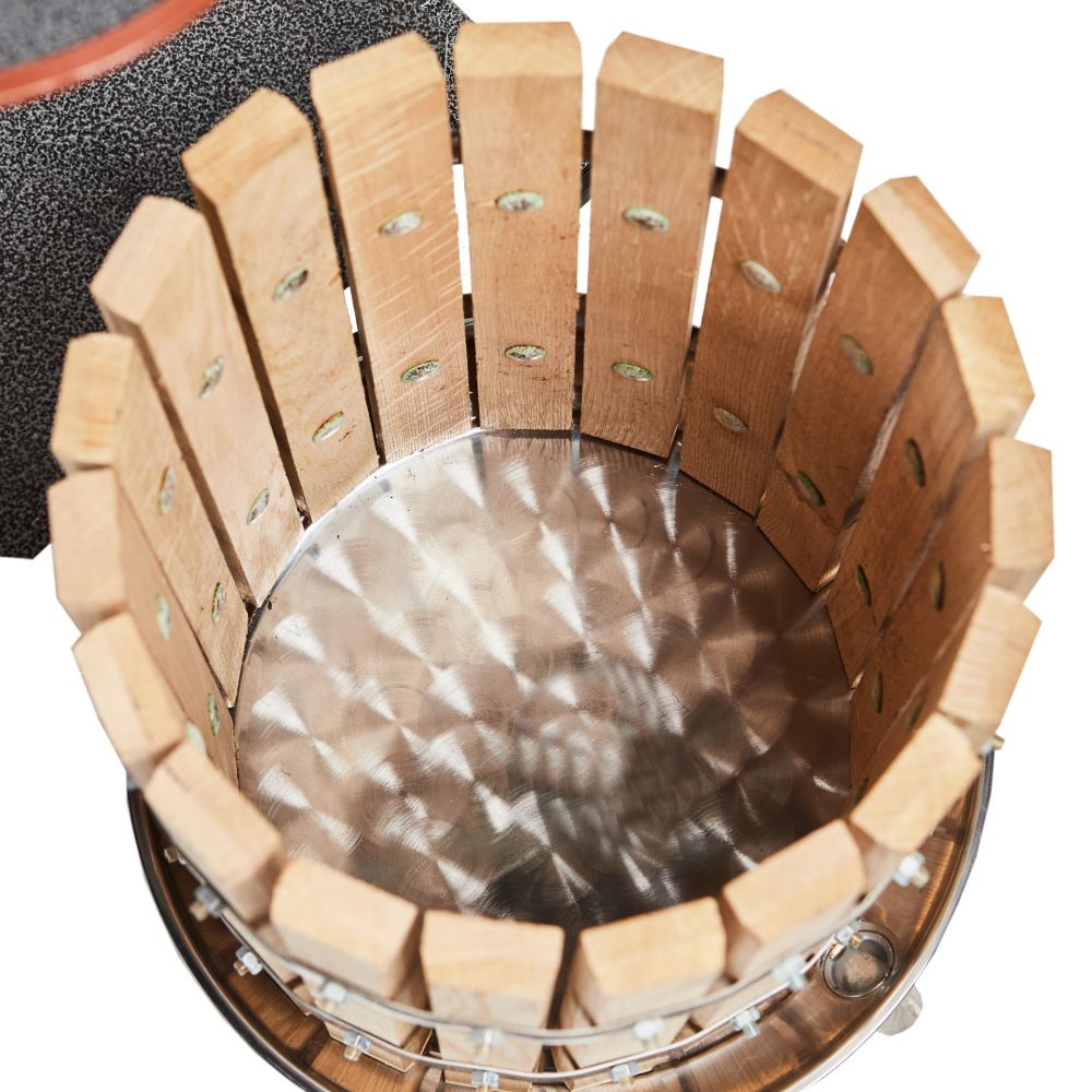 Presa - Teasc pentru struguri, Lemn, VILEN, 25L, Zdrobitor Manual din ...