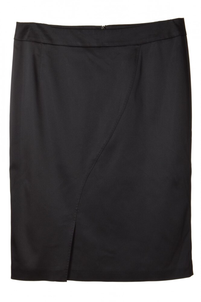 Fusta dama ESPRIT neagra, satin - 38 - eMAG.ro