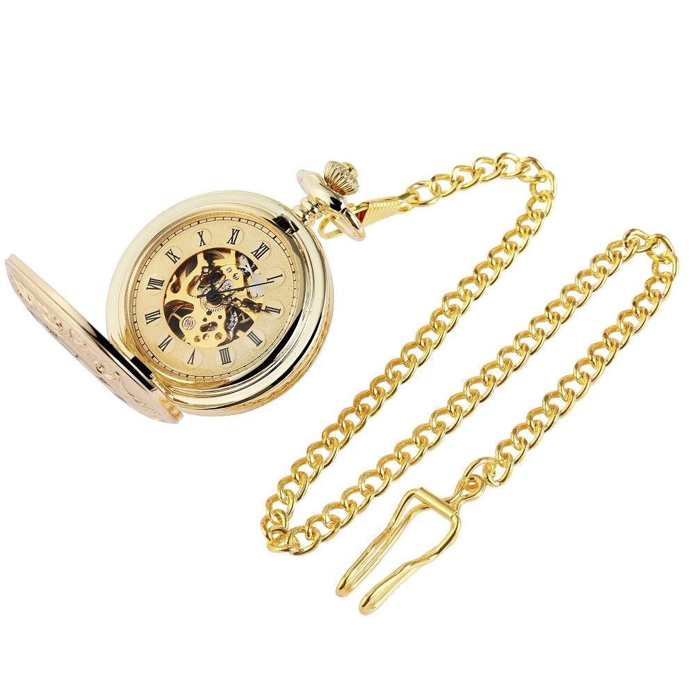 Ceas mecanic, Excellanc, de buzunar Medieval Gold 4000003-002 - eMAG.ro