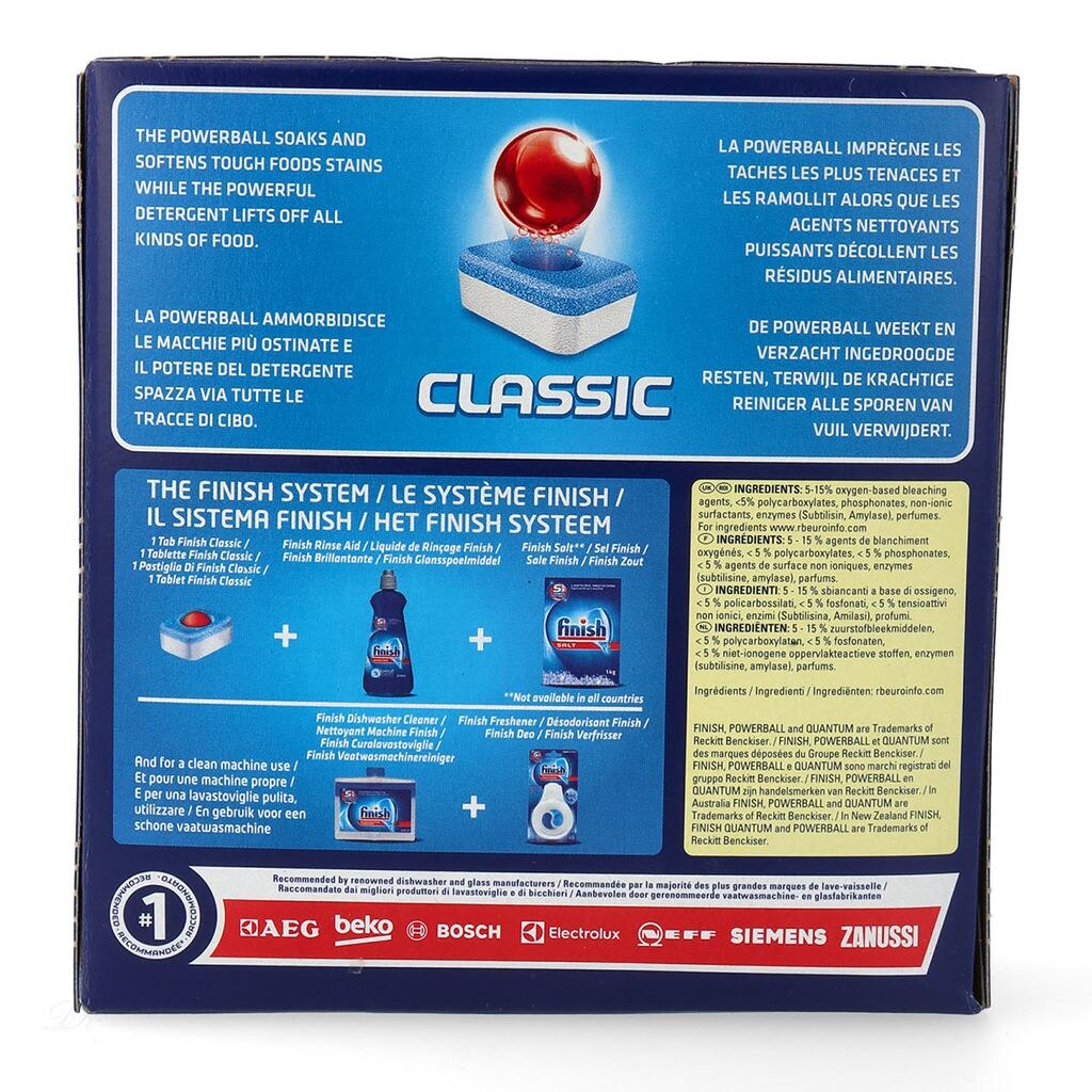 Препарат за съдомиялна Finish Classic 10 табл Emag Bg