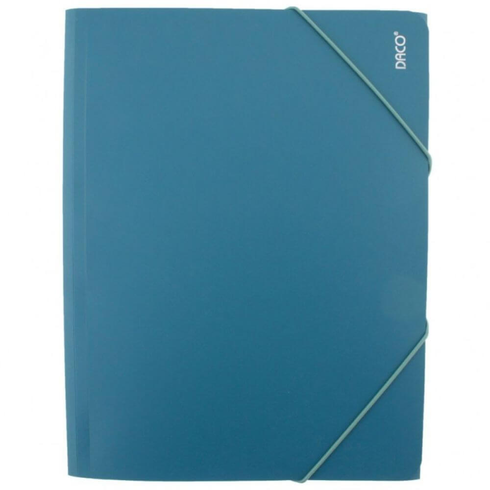 Mapa Plastic cu Elastic A4 DACO, 500 MIC, Verde Inchis - eMAG.ro