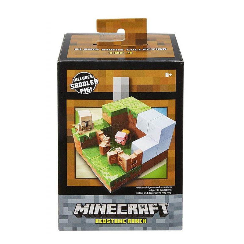 Set Jucarie Minecraft Mini Figure Environment Redstone Ranch - eMAG.ro