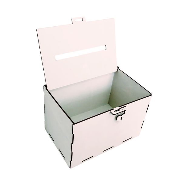 Cutie Dar Simpla Pentru Nunta Sau Botez, Lemn, 30x20x20 Cm, CNU001 ...