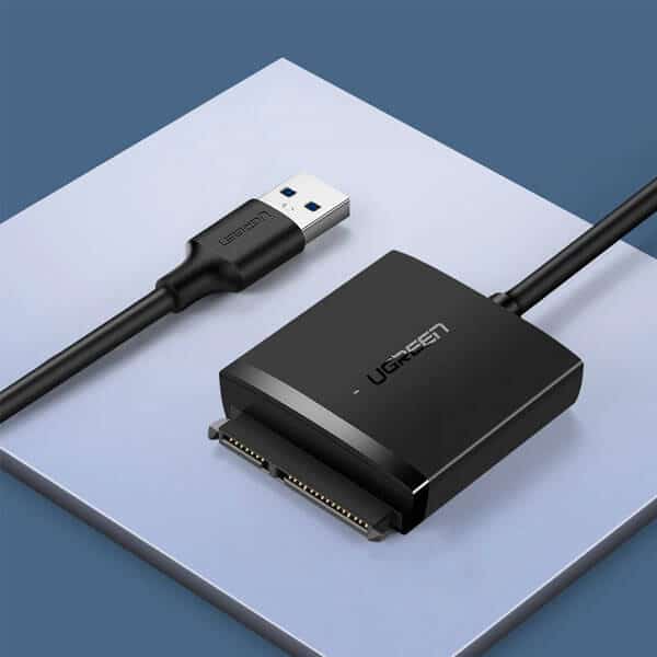 Cablu Adaptor CM257 60561, USB 3.0 la SATA Ugreen, pentru HDD/SSD 2.5/3 ...
