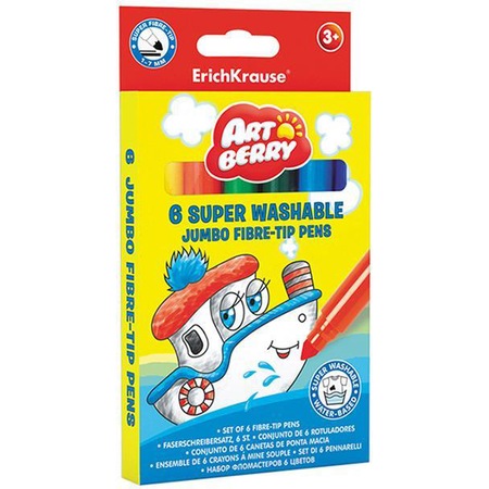 Set 6 Carioci Erichkrause Artberry Super Jumbo - eMAG.ro