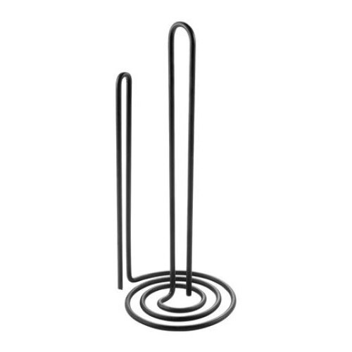 Suport rola sau prosop hartie pentru bucatarie, vertical, negru - eMAG.ro