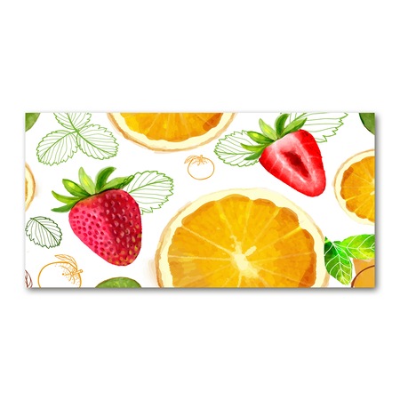 Panou de bucatarie, din sticla, Placi decorative din sticla, fructe ...