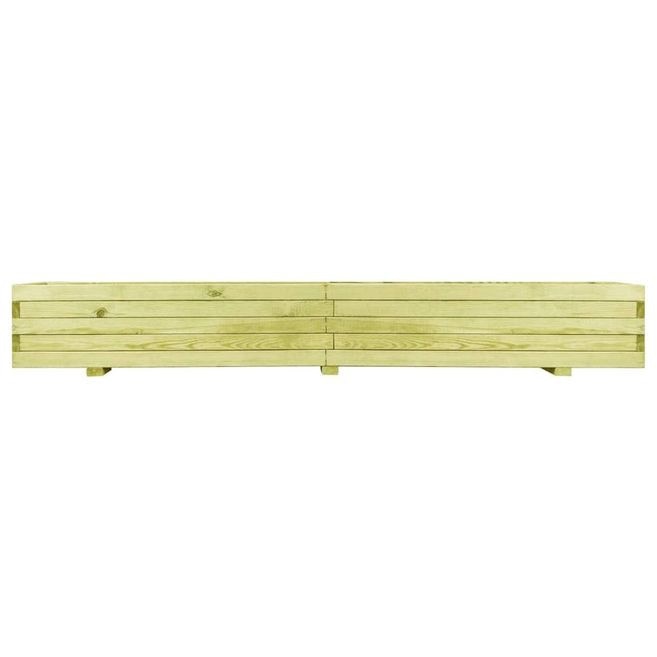 Strat inaltat de legume gradina, 200 cm, lemn de pin tratat - eMAG.ro