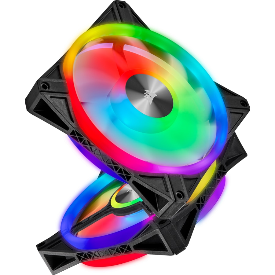 Ventilator Corsair iCUE QL140 RGB, 140mm, PWM, Kit - eMAG.ro