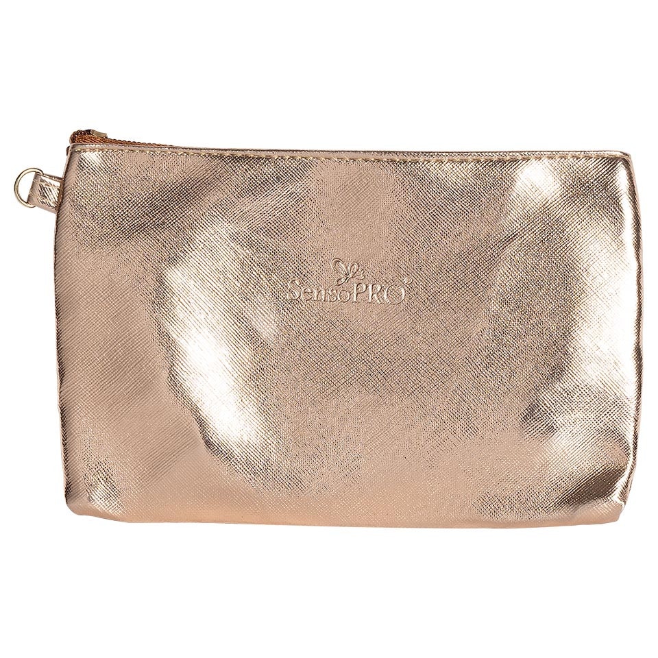 Portfard Travel Transparent & Gold, SensoPRO Holiday, set 3 buc - eMAG.ro