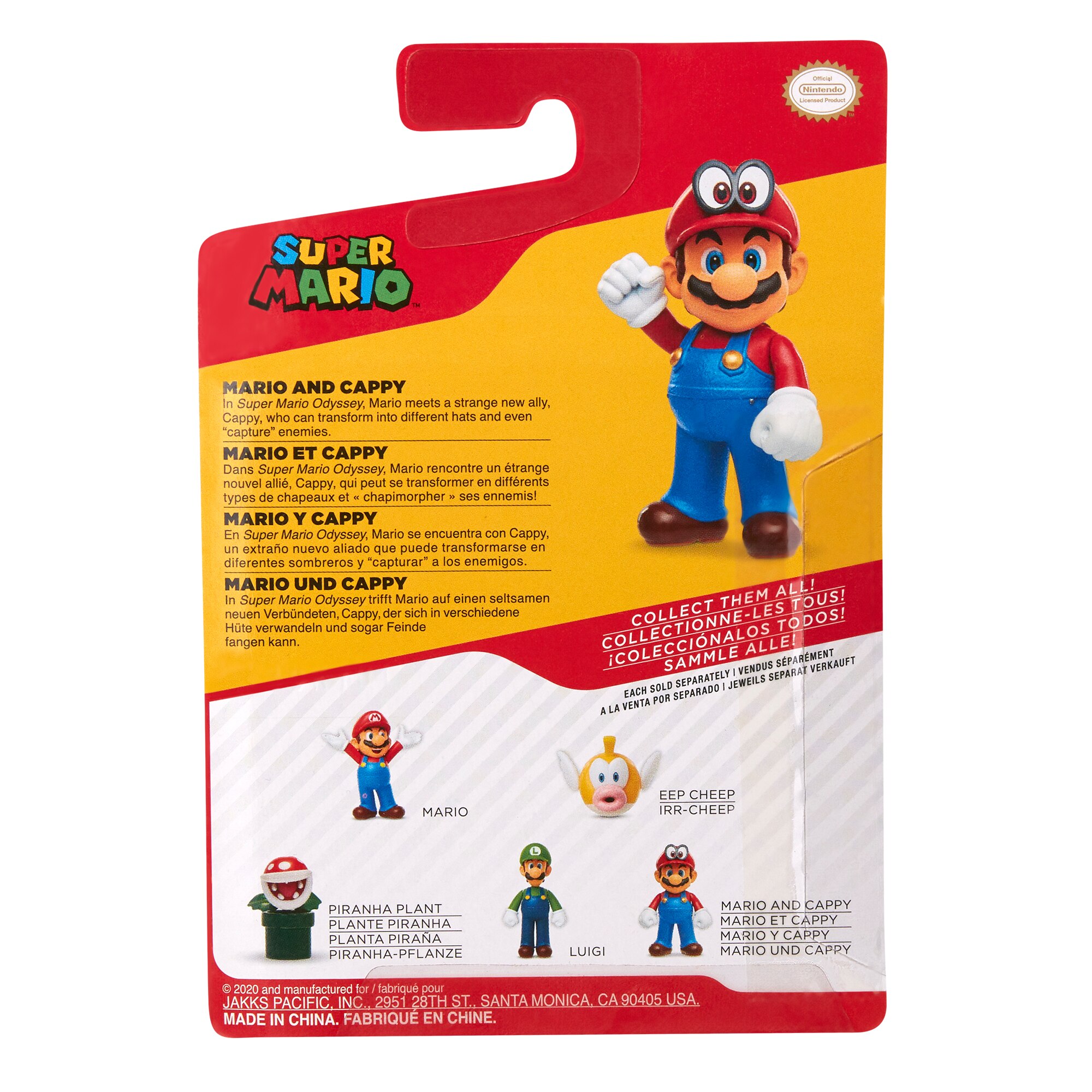 Фигурка Nintendo Super Mario - Mario and Cappy, 6 см - eMAG.bg