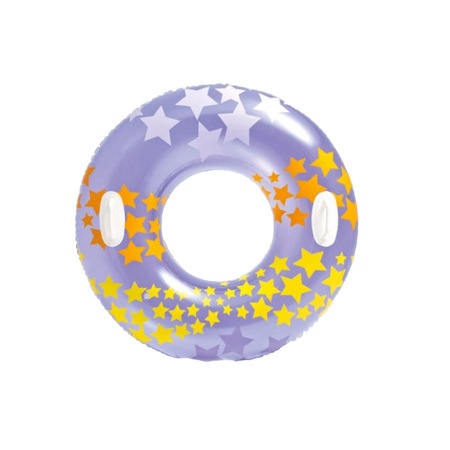 Colac pentru plaja Intex violet cu stelute - MF006V - eMAG.ro
