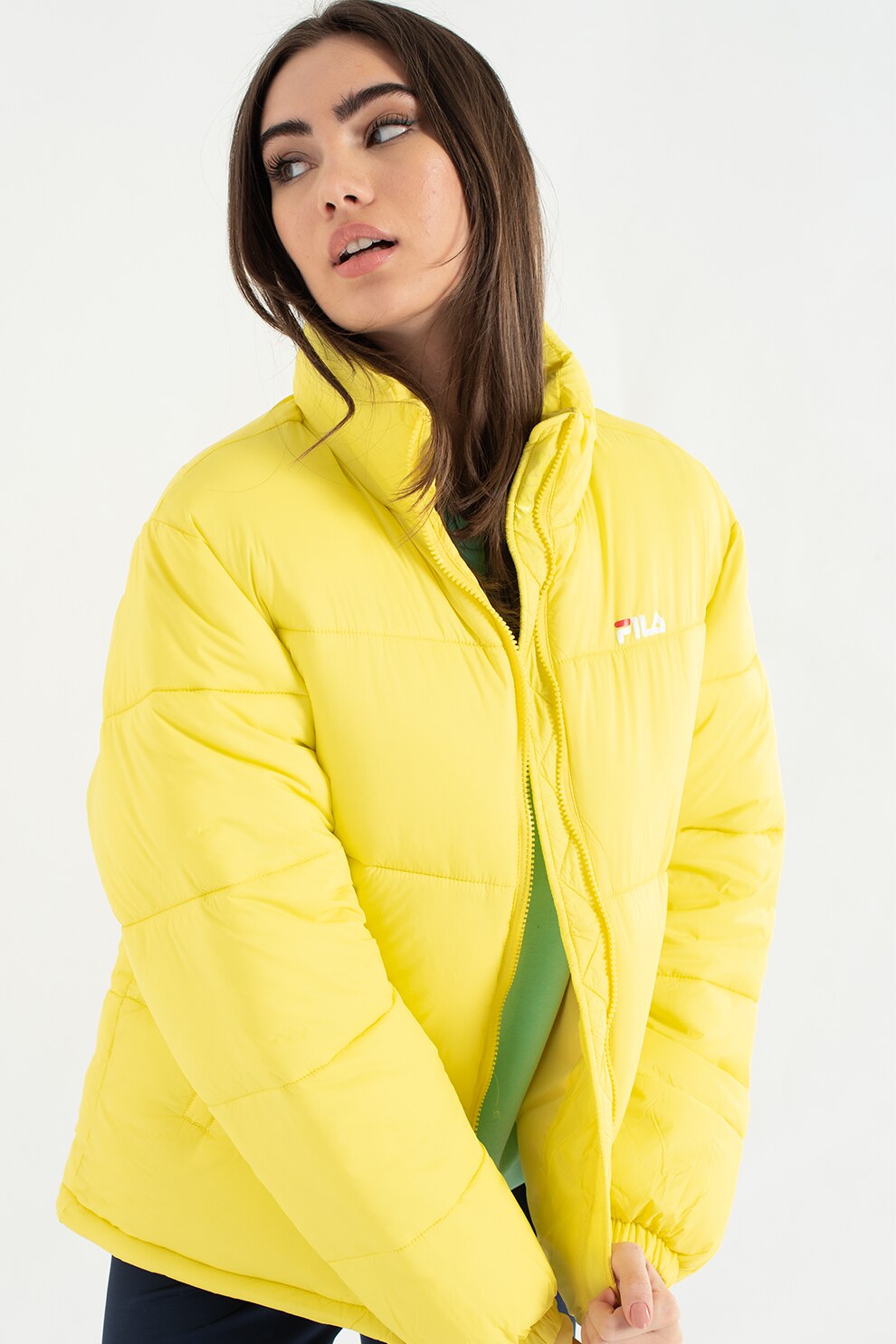 Fila, Geaca cu vatelina Susi, Galben, S - eMAG.ro