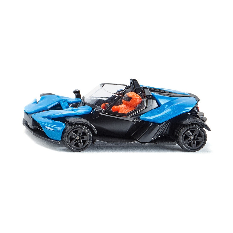 Macheta metalica KTM X-BOW GT, albastru, 7 cm, roti cauciuc, Siku - eMAG.ro