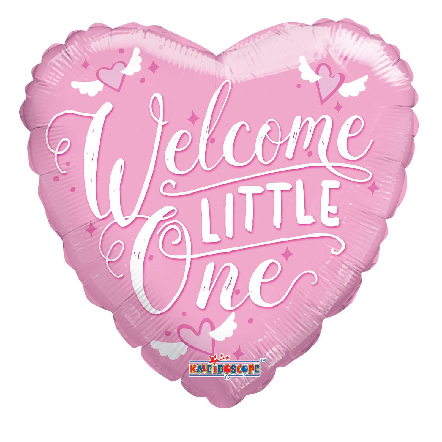Balon folie Inima Welcome Little One - Girl, 45 cm - Conver USA 15466 ...