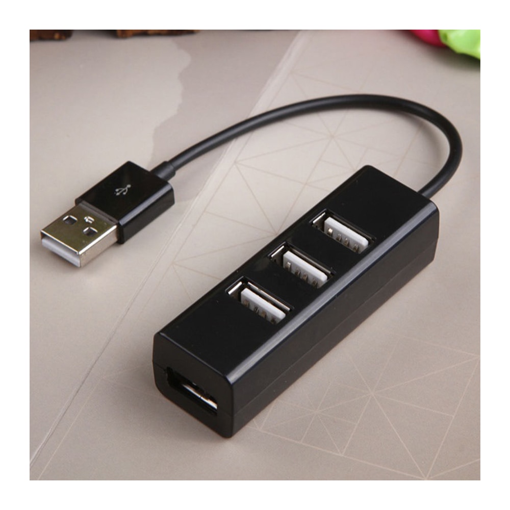 Hub USB Amigo, 4 x USB 2.0, Pentru PC / Laptop / Notebook, Negru - eMAG.ro