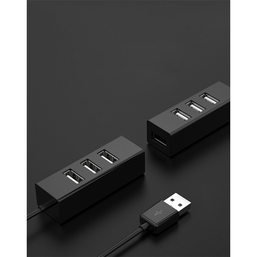 Hub USB Amigo, 4 x USB 2.0, Pentru PC / Laptop / Notebook, Negru - eMAG.ro