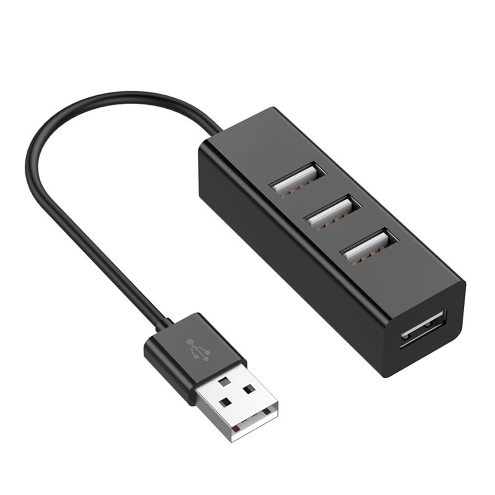 Hub USB Amigo, 4 x USB 2.0, Pentru PC / Laptop / Notebook, Negru - eMAG.ro