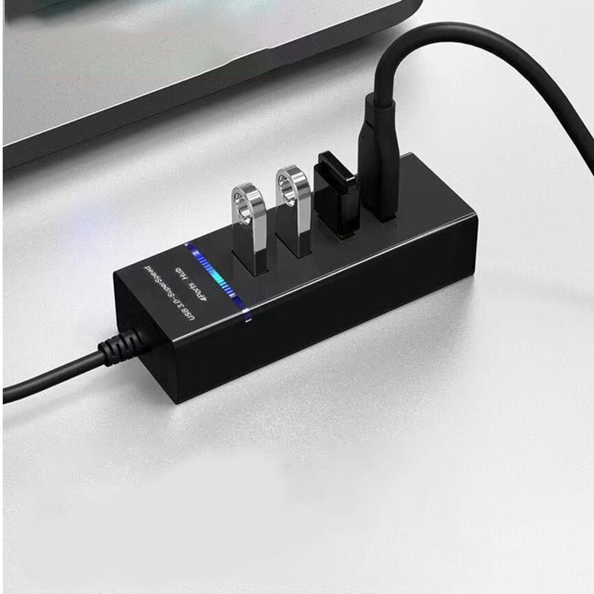 Hub USB Amigo, 4 x USB 3.0, LED 9.8, Pentru MacBook Air / Laptop / iPad ...