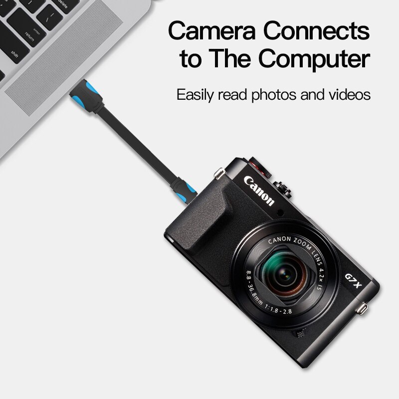 Cablu mini USB 5 pin la USB 2.0, 1.5 metri, Vention - eMAG.ro