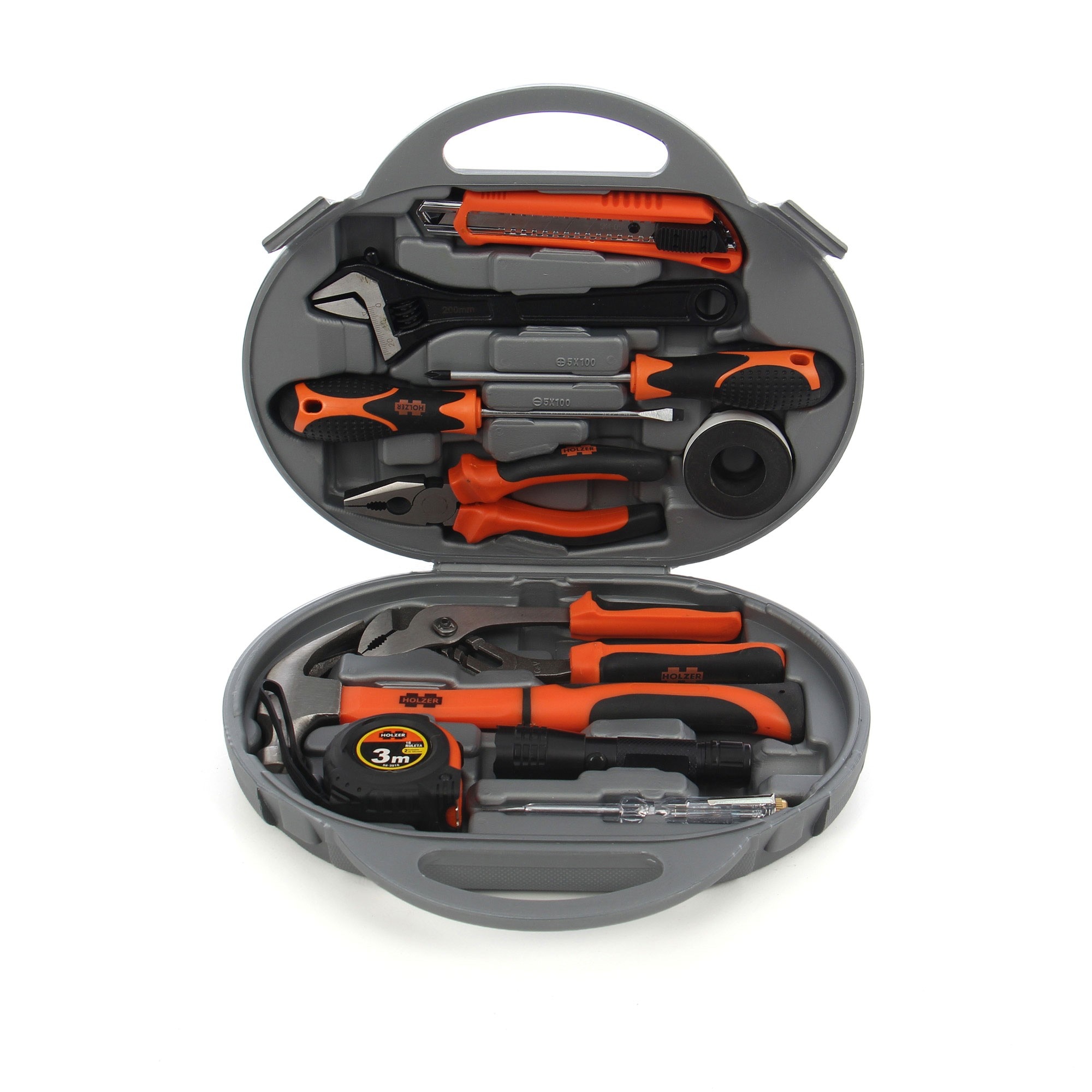 Set scule de mana Holzer 11 piese - eMAG.ro