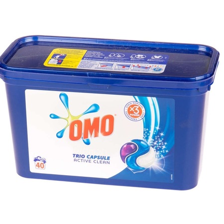 Detergent capsule Omo Ultimate Active Clean Trio Caps 40 spalari - eMAG.ro