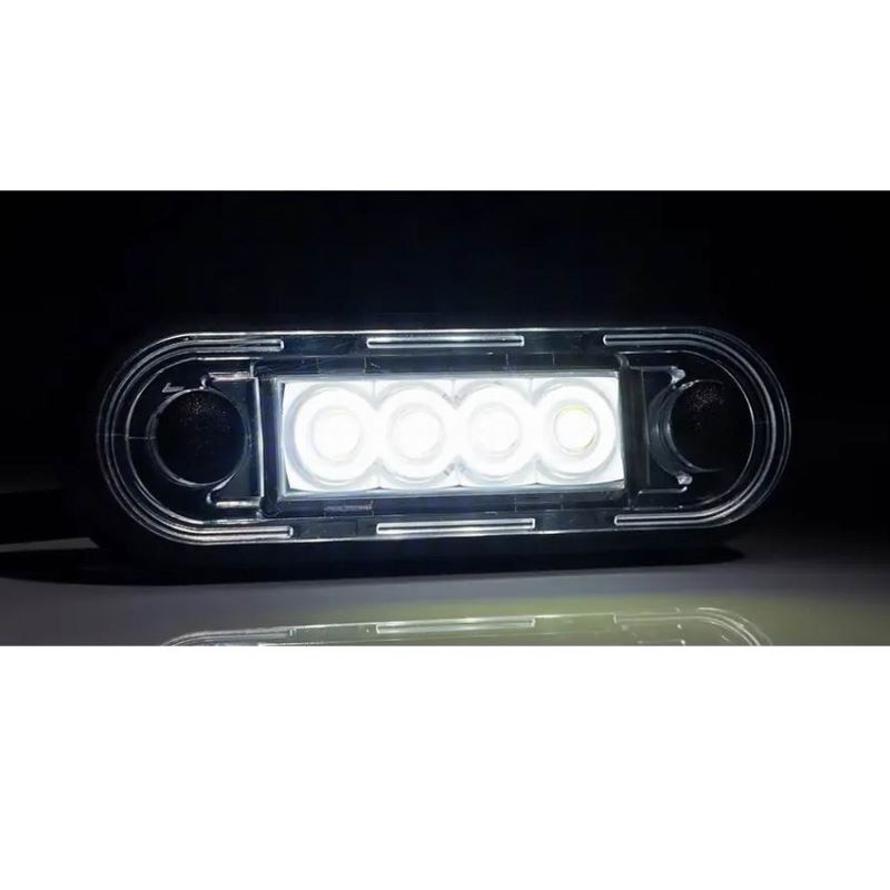 Lampa gabarit, 84x27, LED, slim, alba, cu 2 garnituri bullbar, FT-073B ...