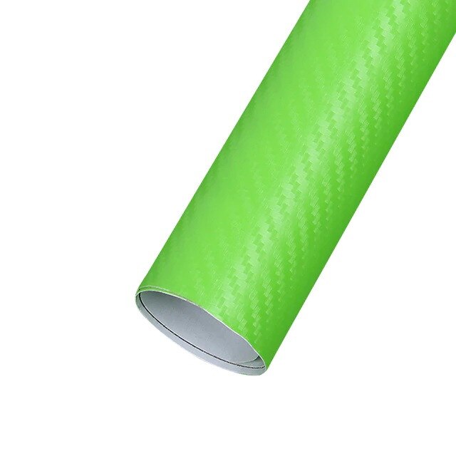 Rola folie autocolant carbon verde 1m x 1,3m - eMAG.ro