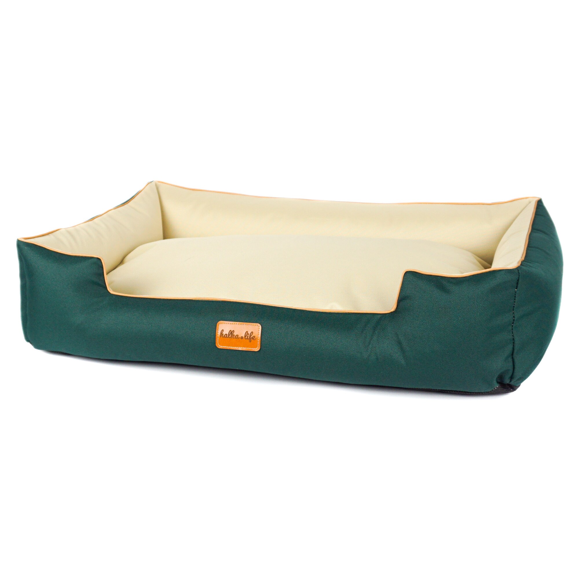 Culcus pentru caini si pisici Halkalife BOO, 45 x 65 cm, S, Verde ...