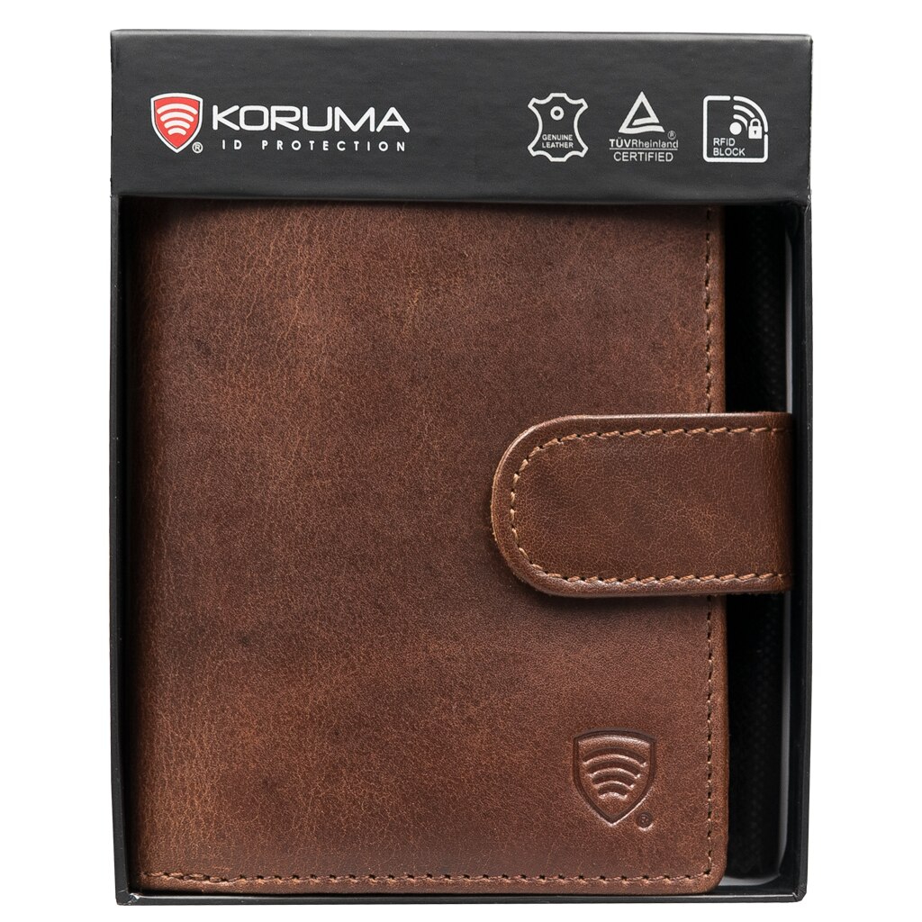 Portofel barbati, piele naturala, securitate RFID BLOCK, buzunar pentru ...