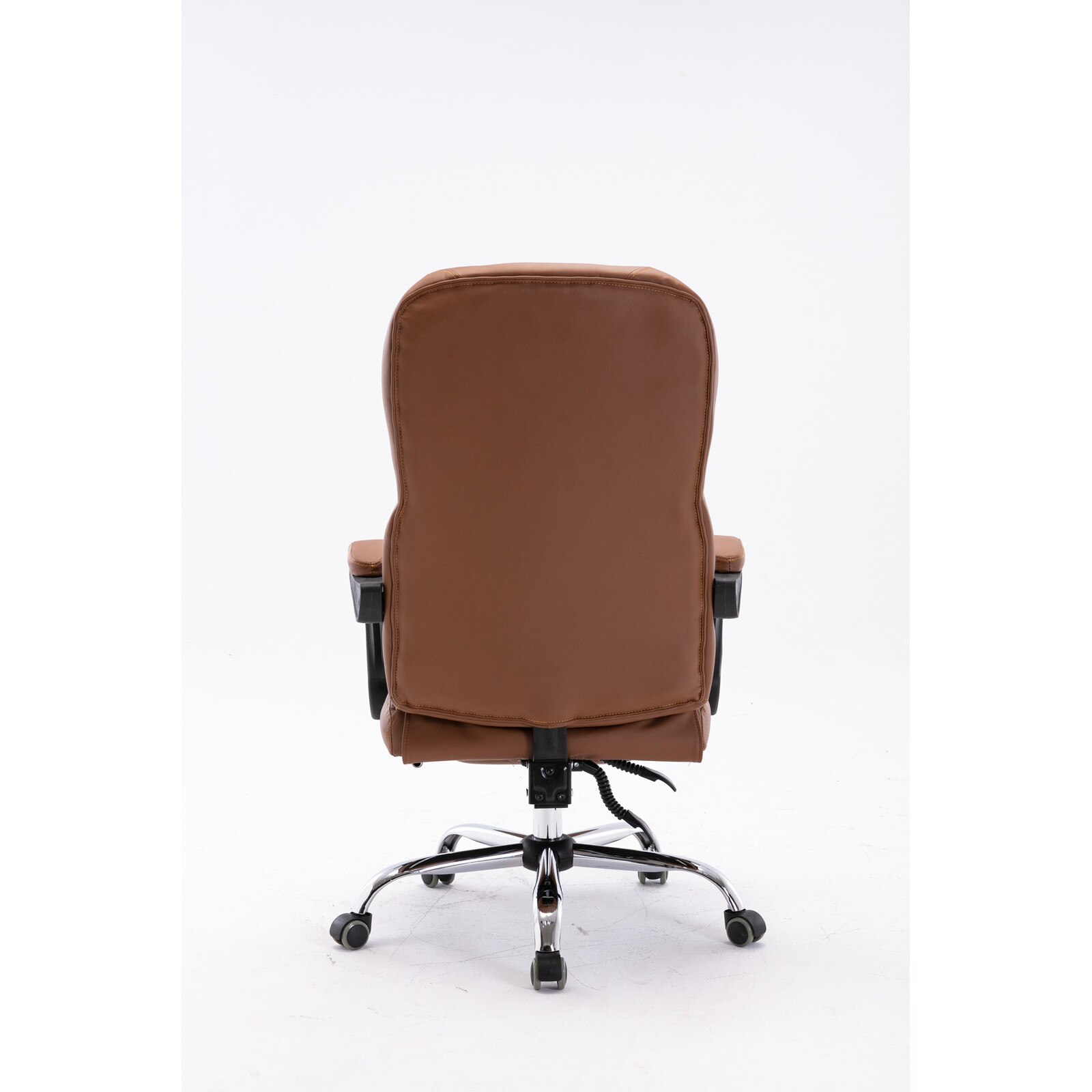 Scaun Directorial cu Functie Recliner si Suport Picioare, Maro - eMAG.ro