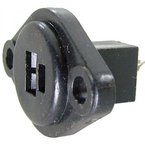 Conector boxe 2 pini, mama, montare pe panou - 123626 - eMAG.ro