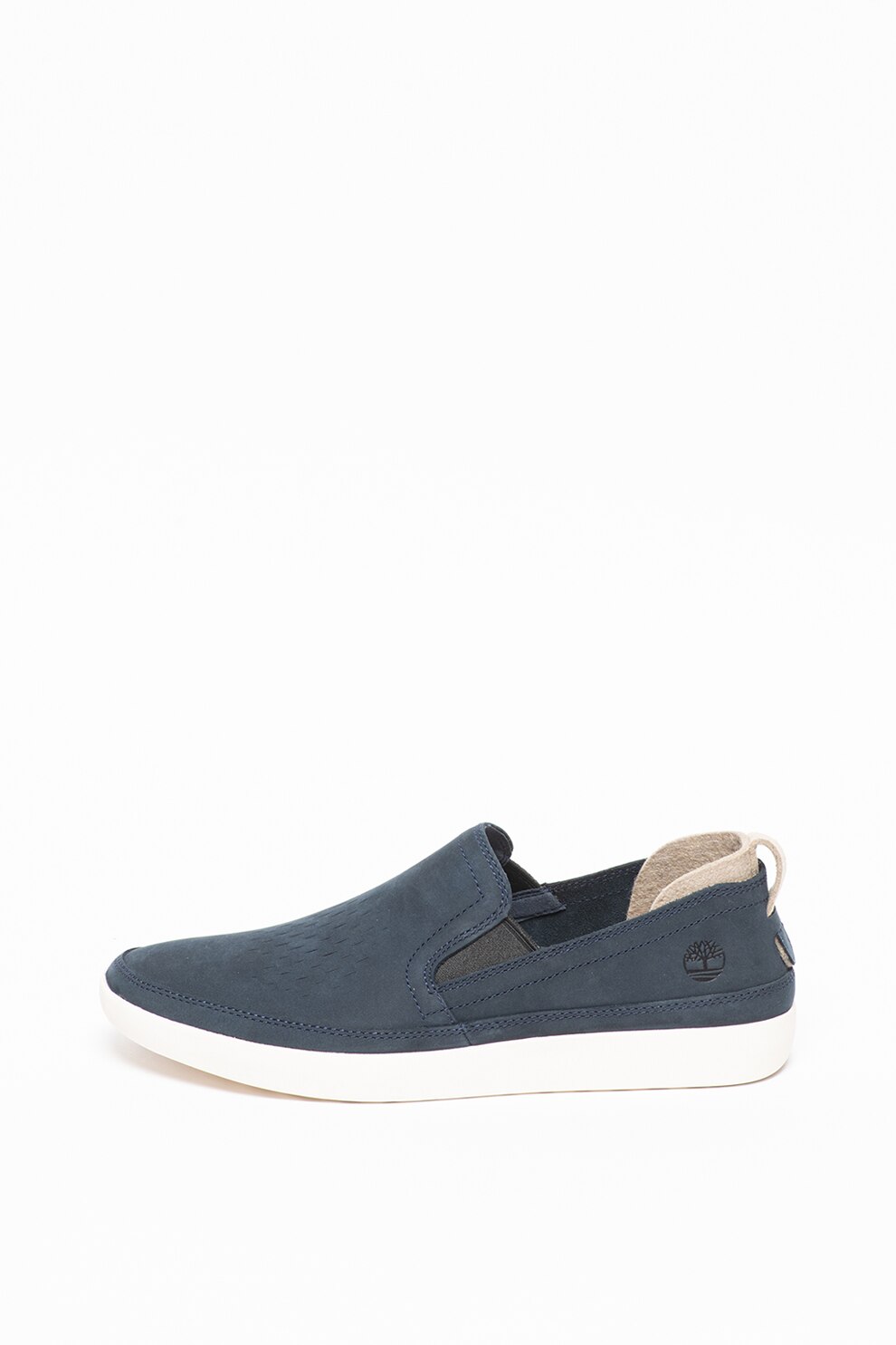 Timberland, Pantofi slip-on de piele nabuc Project Better, Bleumarin, 8 ...