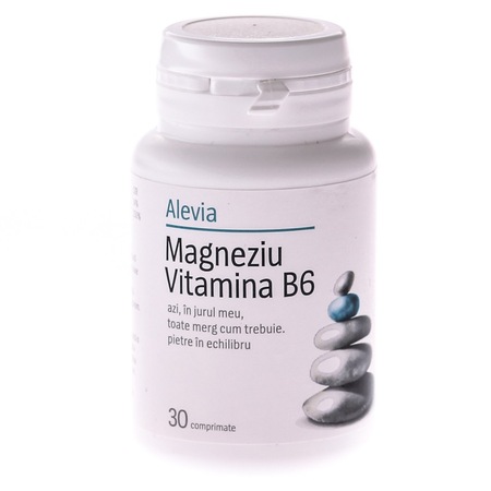 Magneziu vitamina B6 Alevia 30 comprimate - eMAG.ro