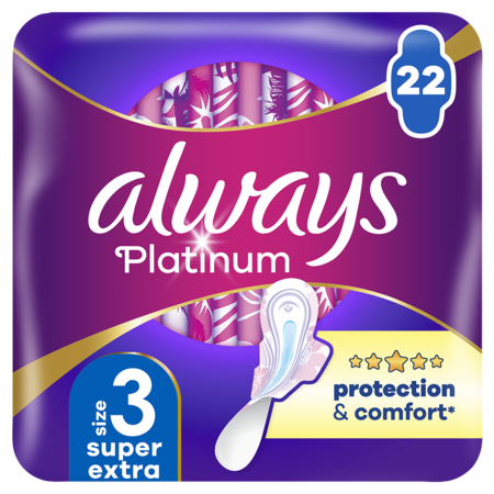Absorbante Always Platinum Night Quattro Pack, 22 buc - eMAG.ro