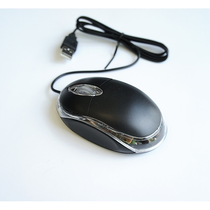 Mouse optic, Budget, USB, 800 DPI, Negru - eMAG.ro