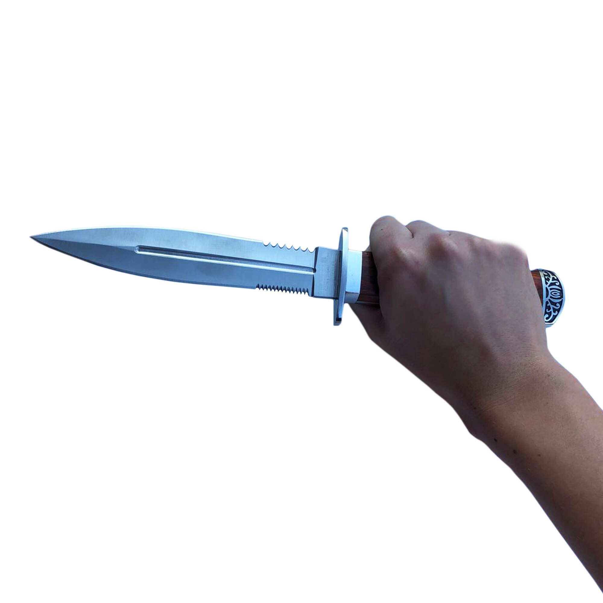 Kit Cutit/baioneta cu lama dubla, tactical knife, 35 cm, Commando ...