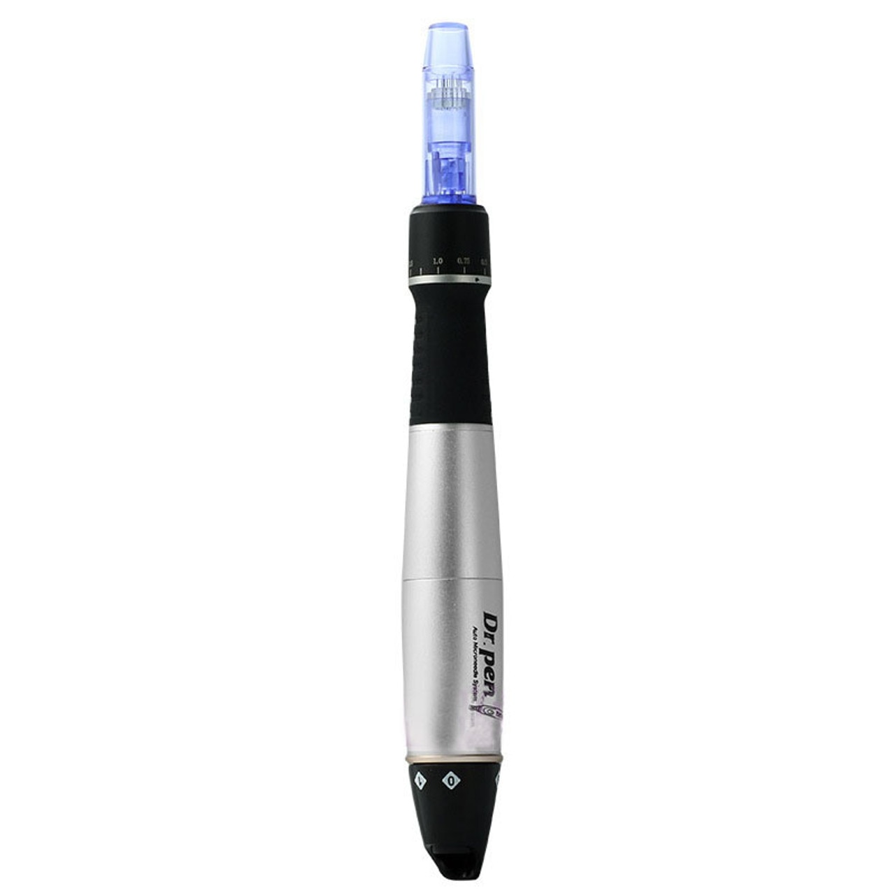 Aparat masaj facial, Dermapen, 10 capete rezerva cu 12 ace din titan ...