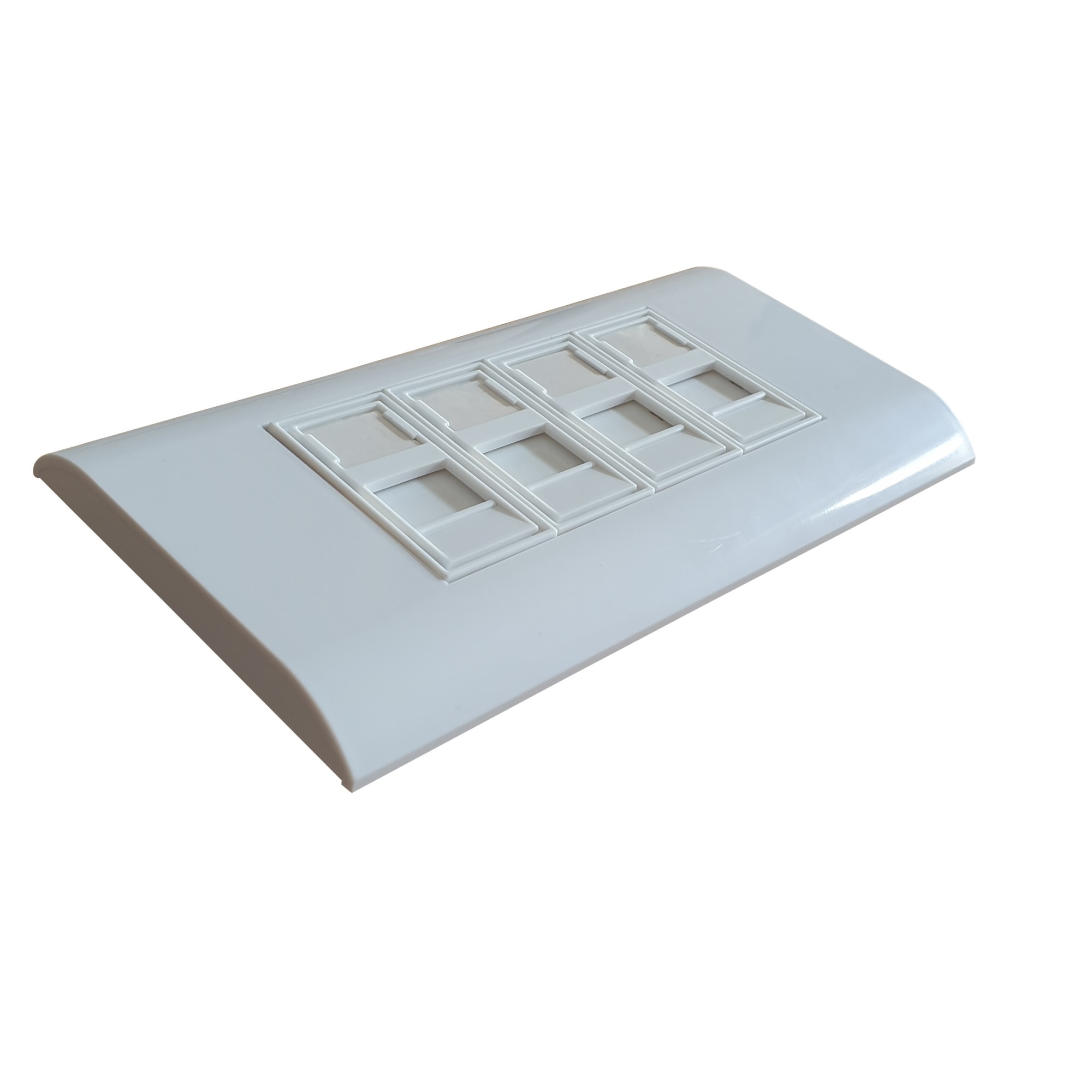 Priza 4 porturi voce/date cat6 LanKATT neecranata 4 x RJ45 - 80x148 ...