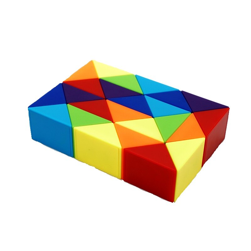 Cub Rubik - Twist Snake Rainbow 24 sectiuni Magic Ruler - eMAG.ro