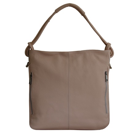 Geanta de dama din piele naturala Eva Bags, Isabela mare roz - eMAG.ro